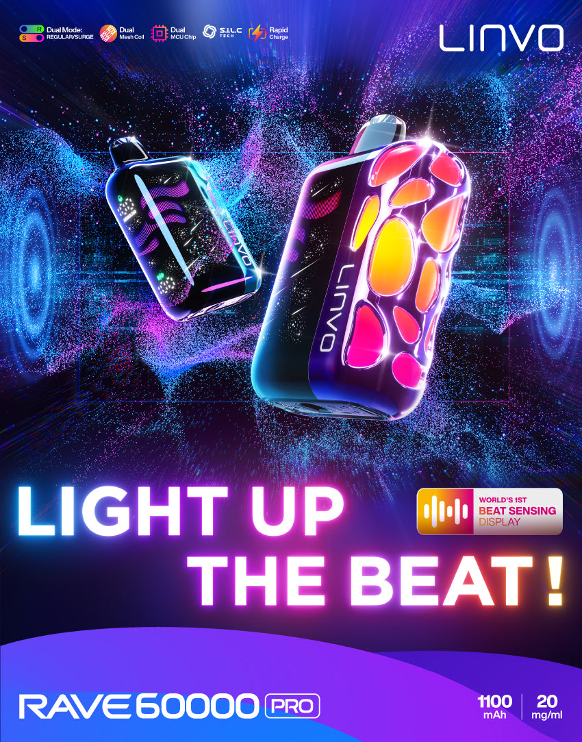 Linvo Rave 60000 Pro – Clouds Vape Shop